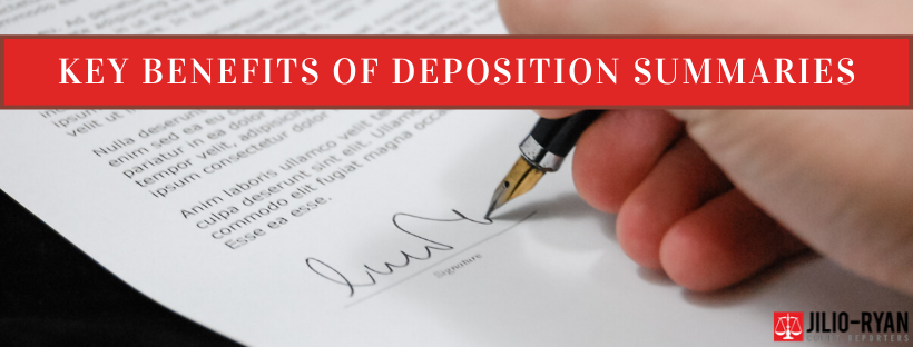 Guest Blog: Benefits of Using Deposition Summaries/ How To Draft ...